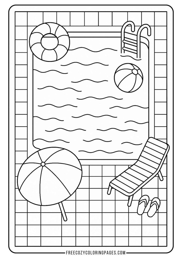 Summer Coloring Pages (20 Free Printable PDFs) - freecozycoloringpages.com