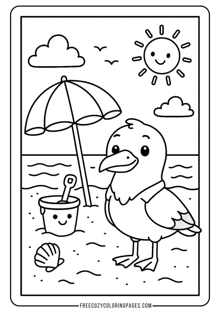 Sandcastle Coloring Pages (10 Free Printable PDFs ...