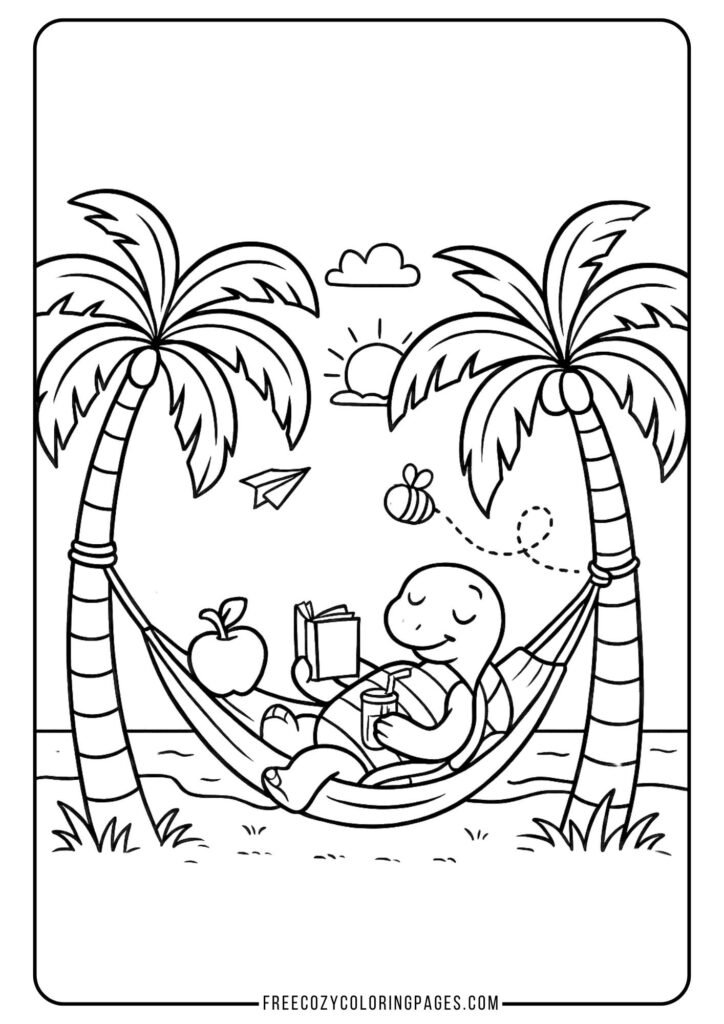 Summer Coloring Pages (20 Free Printable PDFs) - freecozycoloringpages.com