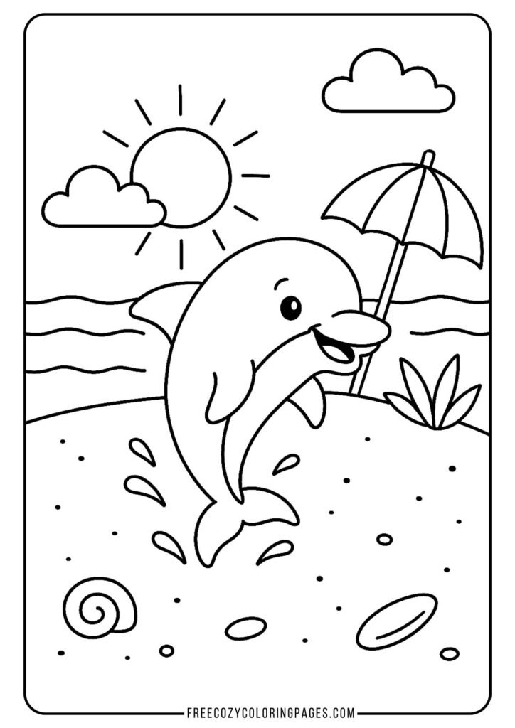 Summer Coloring Pages (20 Free Printable PDFs) - freecozycoloringpages.com